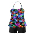 bravefron Relaxed Fit Tankini Set Flowy Beach Swimwear Two Piece ...