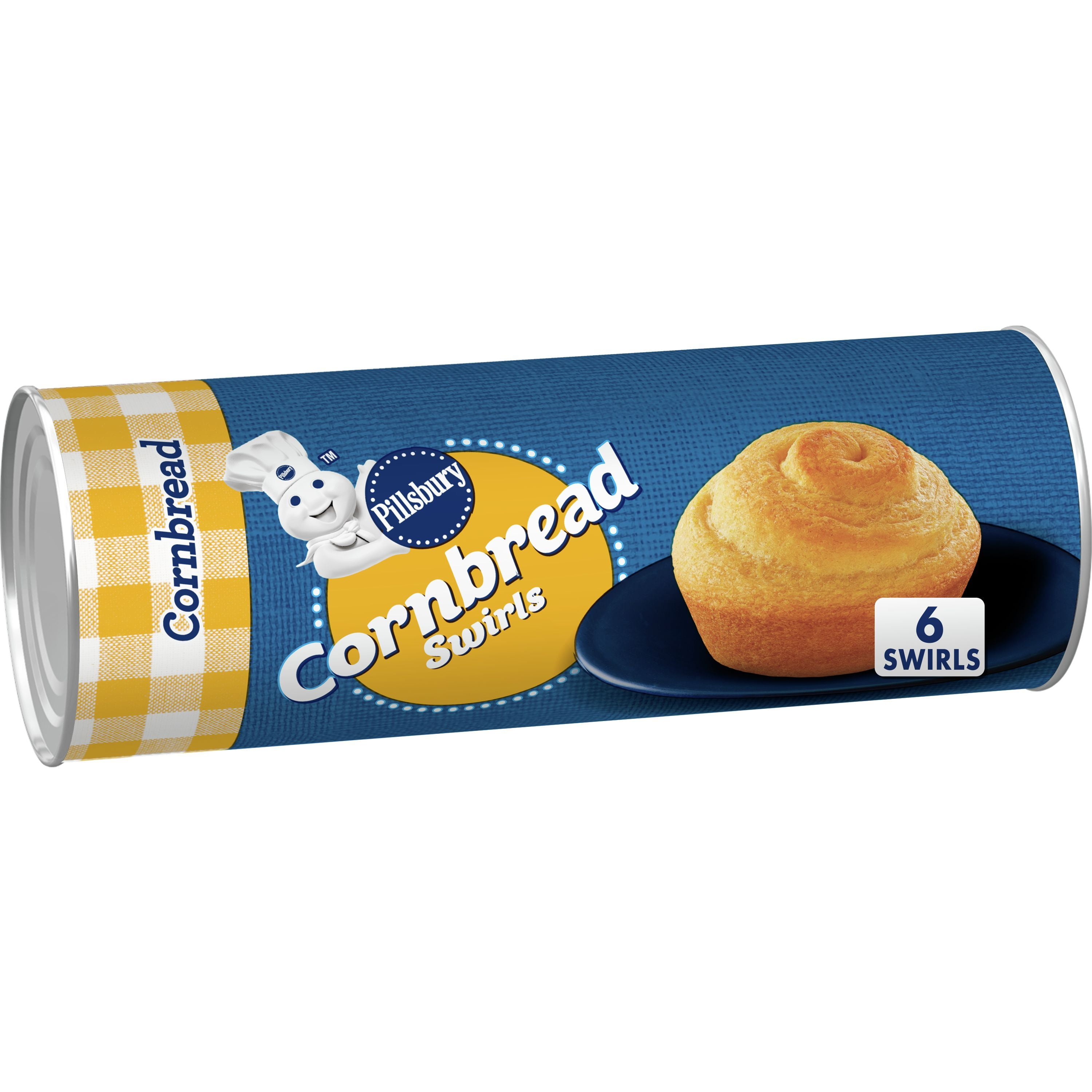 Pillsbury Cornbread Swirls, 6 ct., 11 oz. - Walmart Business