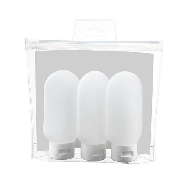 ZHAOCHENG Botellas de viaje de silicona de 100 ml, botellas de viaje para artículos de tocador ...