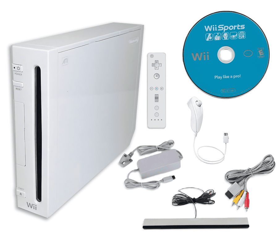 Restored Nintendo Wii Console Wii Game System with Wii Sports, White ...