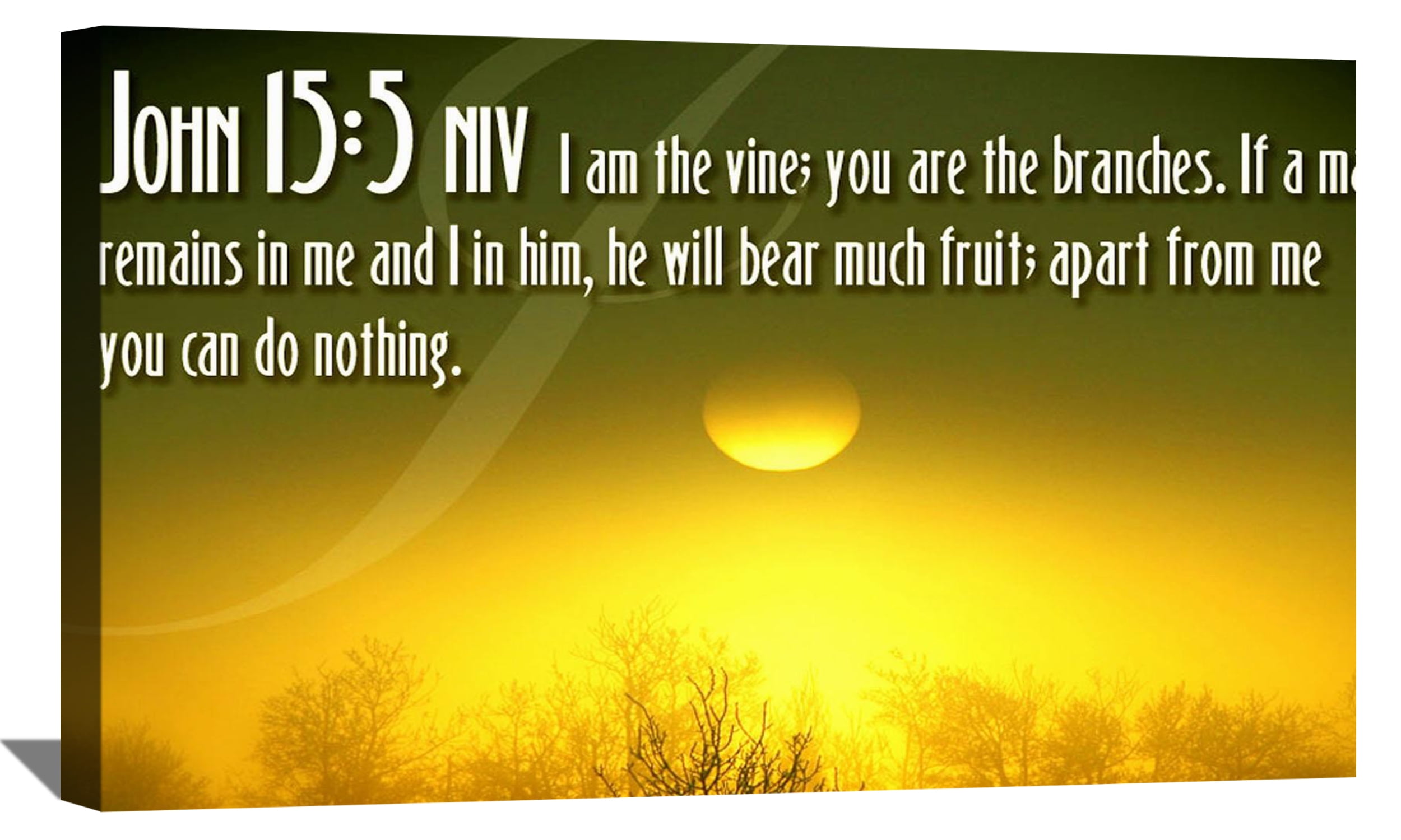 You Can Do Nothing Inspirational Christian Artwok Bible Verse Quotes ...