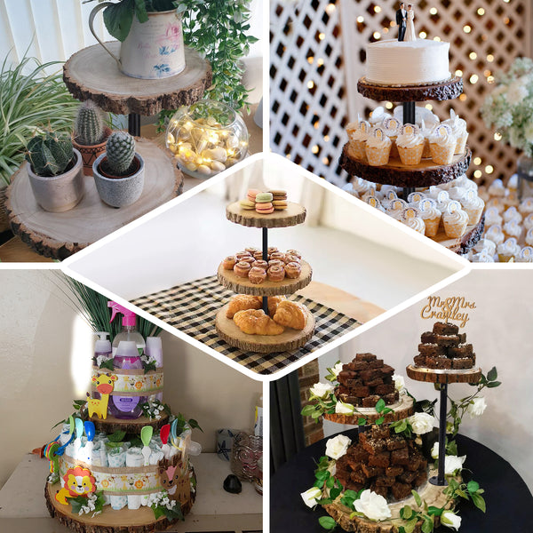 Rustic Wedding Cupcake Displays
