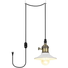 E26/E27 Cable DITriple Pendant Light,Cord Kit with Independent Switch ...