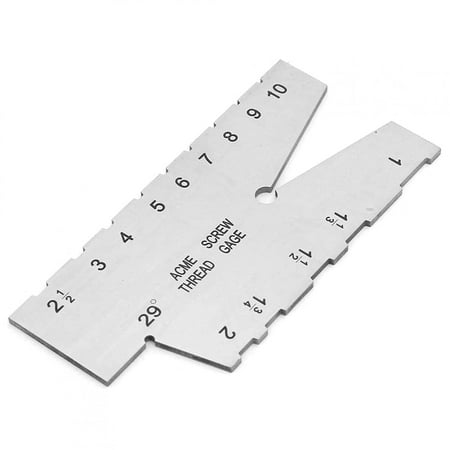 Thread Gauges, 29 Degree Stainless Steel Acme Thread Measuring Gauge ...
