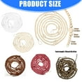 AOOOWER Creative Wooden Bead Strands For DIY Christmas Decorations ...