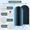 Blue Black Ombre Arch Backdrop Cover 5Ft, Wedding Arch Covers Stretchy ...