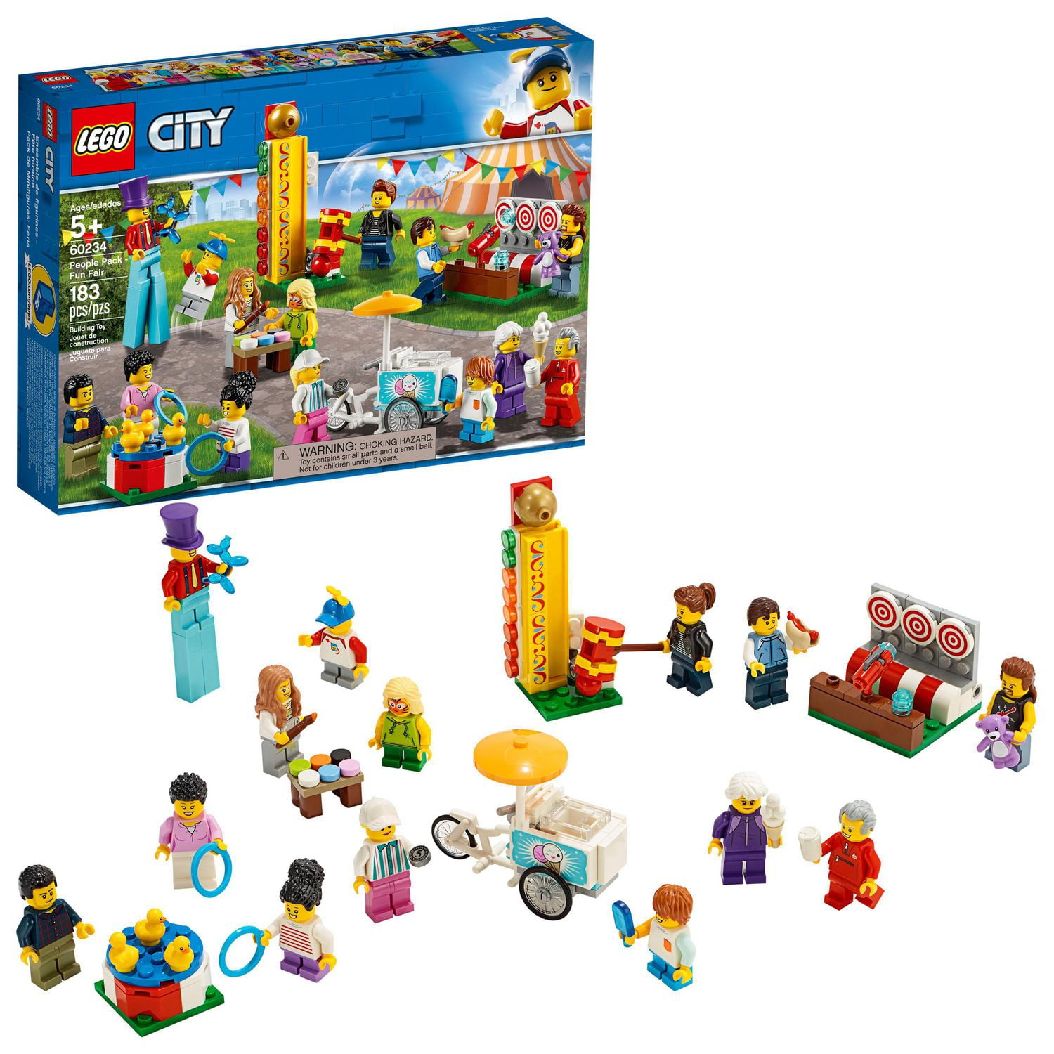LEGO® City People Pack – Fun Fair 60234 Toy Building Kit (183 Piece ...