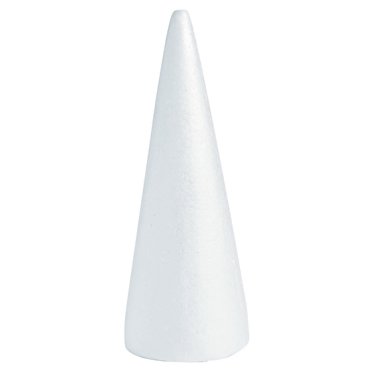 FloraCraft CraftFōM 2-piece Foam Cone 2.75-inch x 6-inch White ...