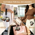 2-Piece Mini Wristlet Pouch Set Portable Sports Wrist Bag with Keychain ...