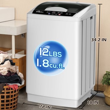 Gymax Portable Washing Machine Compact Twin Tub 20 lbs Capacity Washer ...