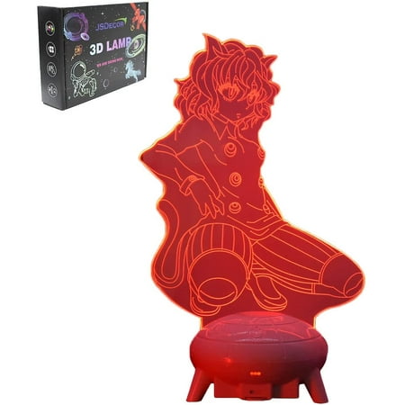 Anime Girl Led Light Neferpitou 3d Illusion Desk Lamp Cute Astolfo Xmas ...