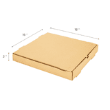 Karat Kraft Pizza Boxes - Grease-Resistant Corrugated Pizza Box ...