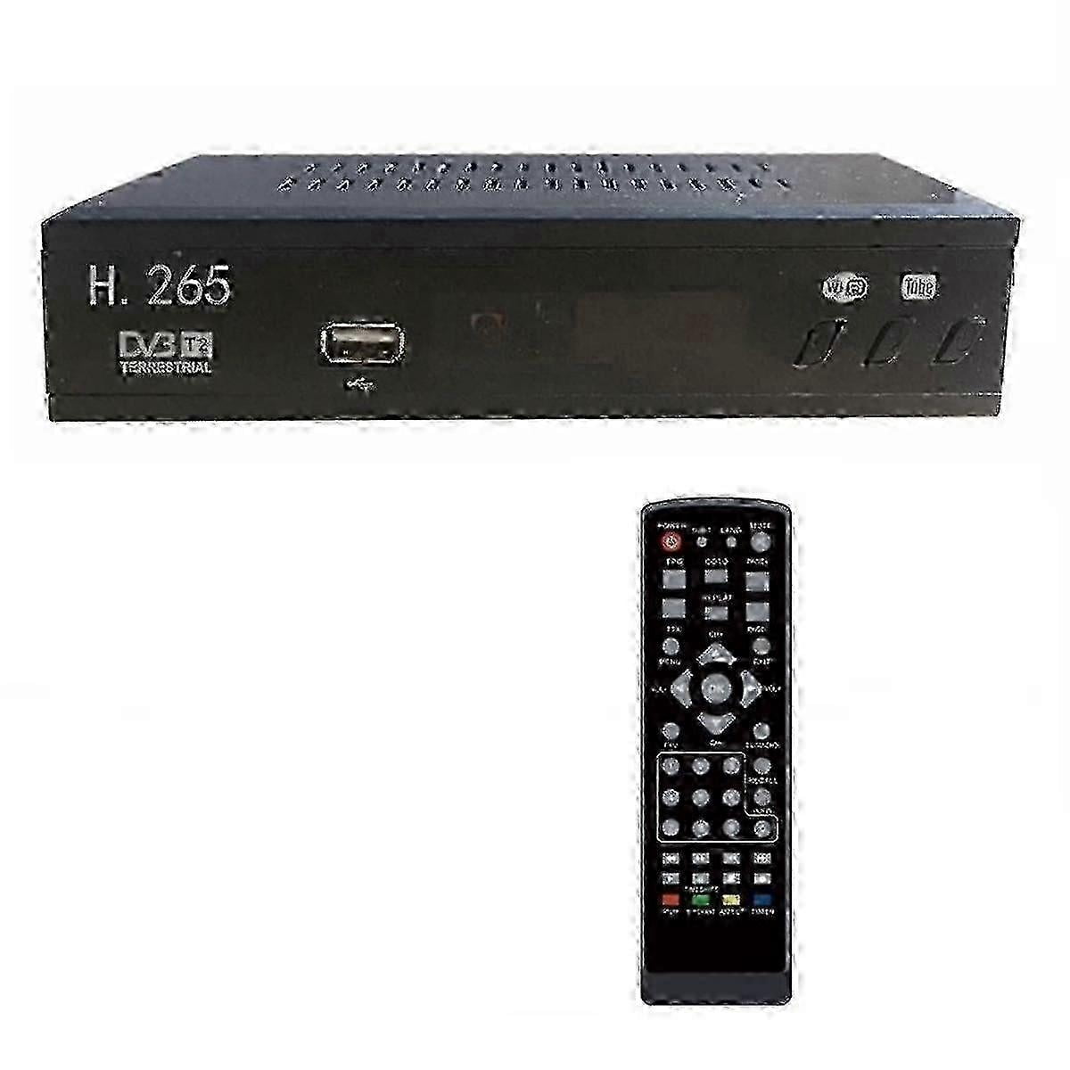 DVB T2 HEVC 265 Digital TV Tuner DVB-T2 265 1080P HD Decoder USB ...