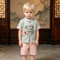Linfrsh Toddler Boy Outfit Boys Tang Suit Jacket Chinese Traditional ...