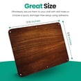 17.5 Inch X 11.5 Inch Stainless Steel Magnet Plate with 3M Adhesive ...