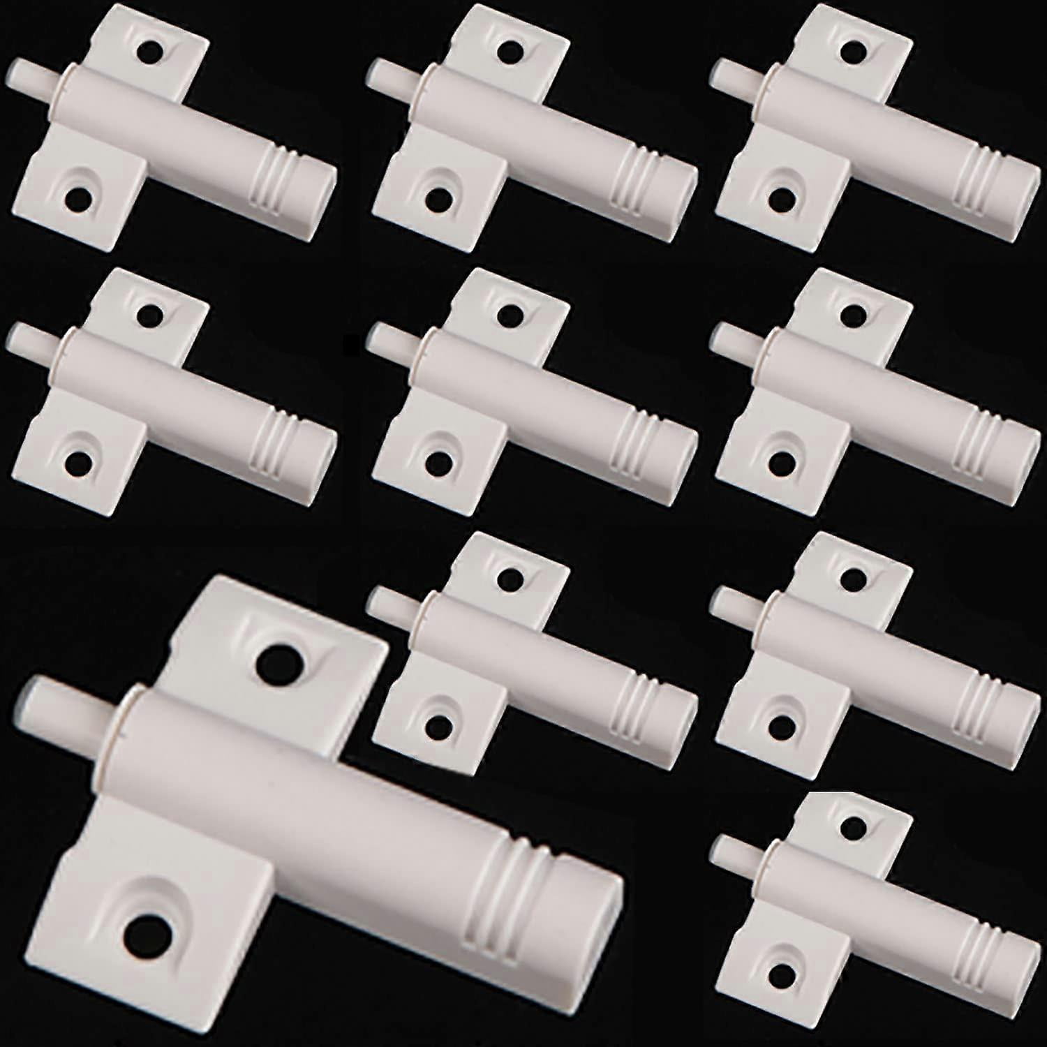 10 Pieces Furniture Door Damper Cabinet Touch Release Latches Push ...