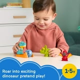 Fisher-Price Little People Friendly Dinosaur Figure Pack Toddler Toy, 4 ...