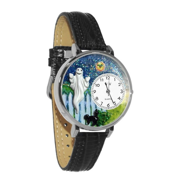 Whimsical - Halloween Ghost Watch in Silver (Large) - Walmart.com ...