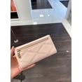 Michael Kors Jet Set Travel Large Trifold Wallet Powder Blush Vegan ...