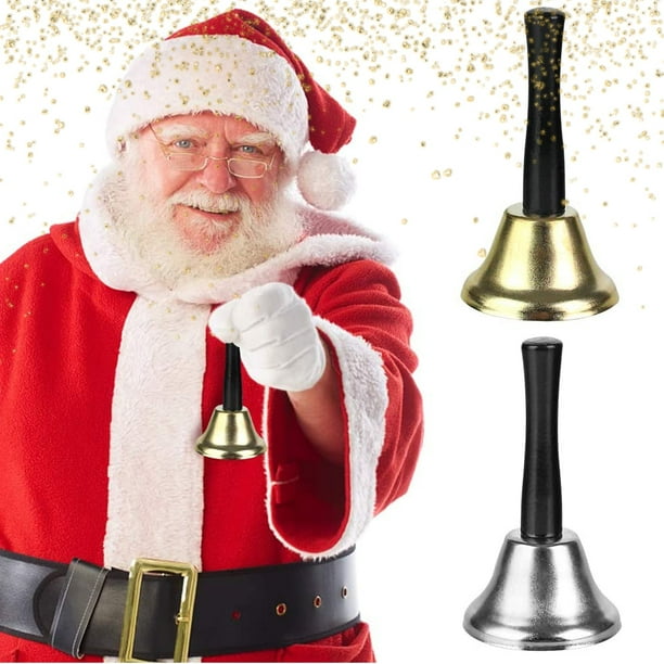 AURORA TRADE 2 Pack Hand Bell, Small Bell Ringing Bell with Handle ...