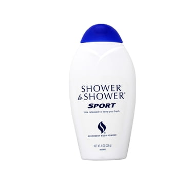 Shower to Shower Refreshing Sport Absorbent Body Powder, Clean Scent ...