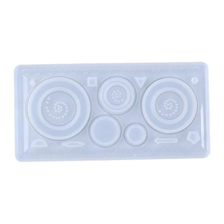 Crystal Epoxy Resin Mold Geometric Ruler Casting Silicone Epoxy Resin ...