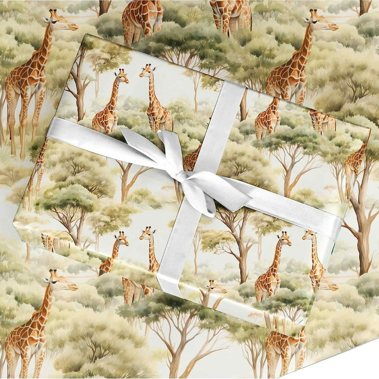 Giraffe gift wrap store