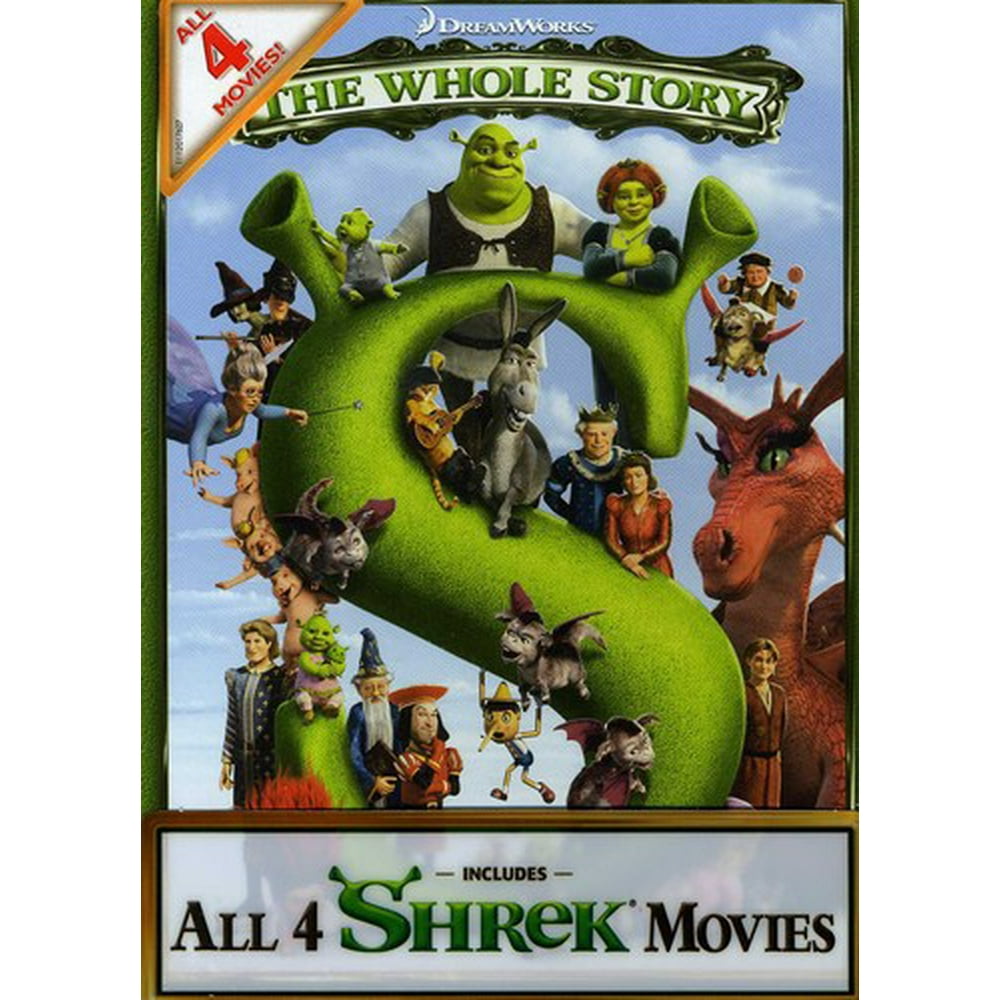 Shrek the Whole Story Quadrilogy (DVD) - Walmart.com - Walmart.com