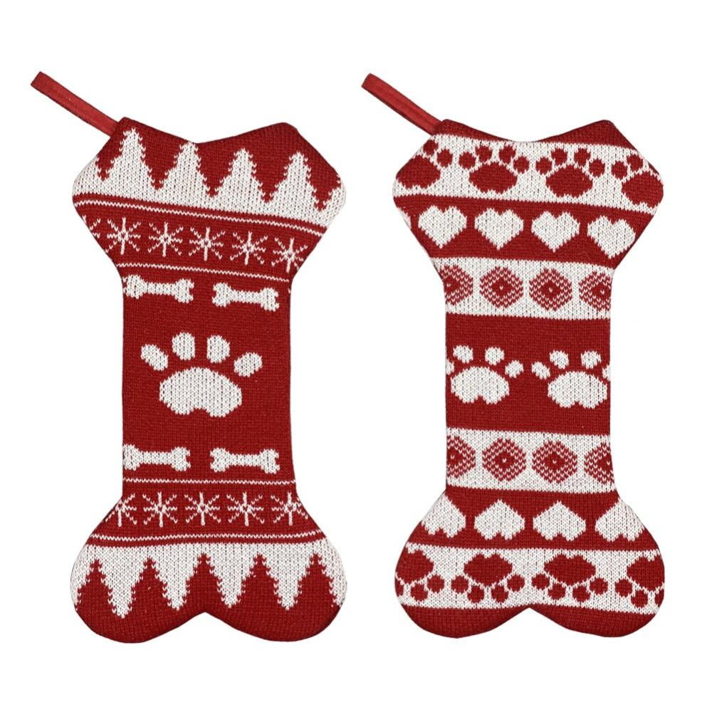 Pretty Comy Christmas Decorations Christmas Bone Socks Gift Bag ...