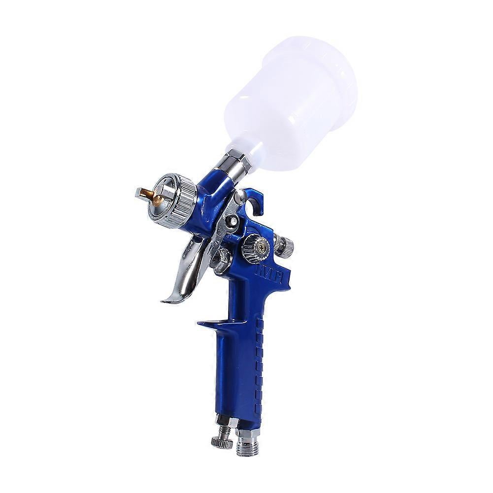 Blue HVLP Gravity Feed Pneumatic Paint Spray Gun, 0.8mm Low Pressure ...