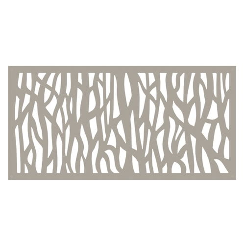 Xpanse Select Vinyl Railing 2 ft. H x 4 ft. W Sprig Screen Fence Panel ...