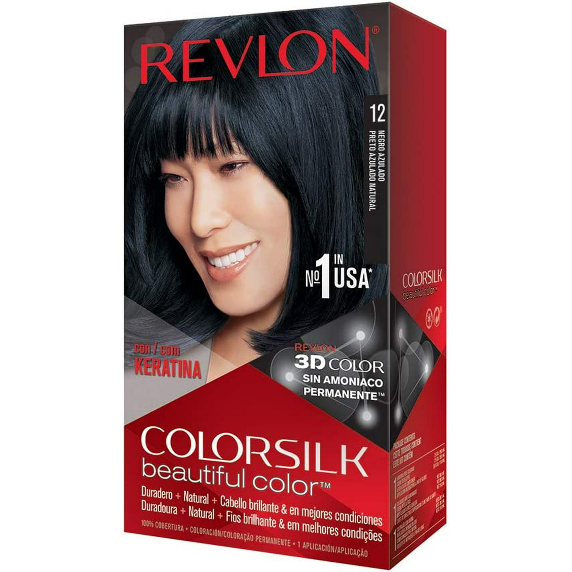 Click here for Revlon Colorsilk #12 Natural Blue Black 6/Pack prices
