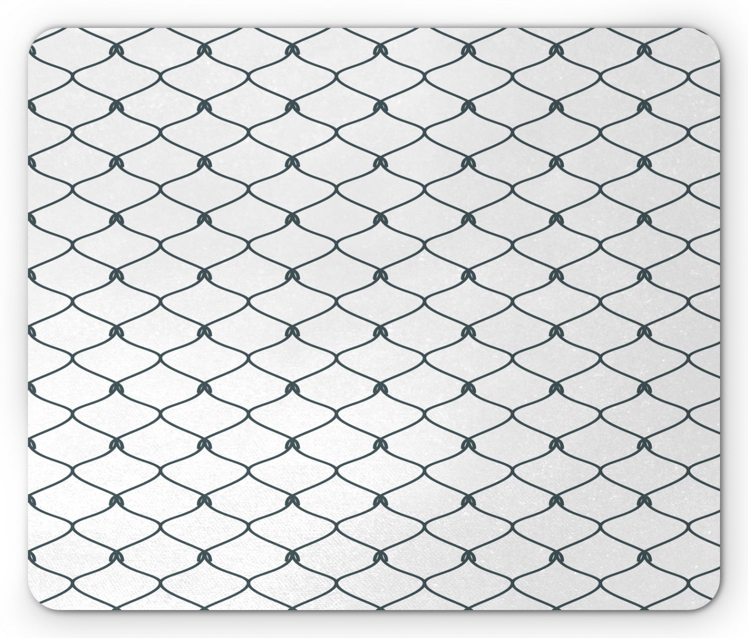 Antique Mouse Pad, Curvy Wavy Lines and Oval Shapes with Delicate Knots ...