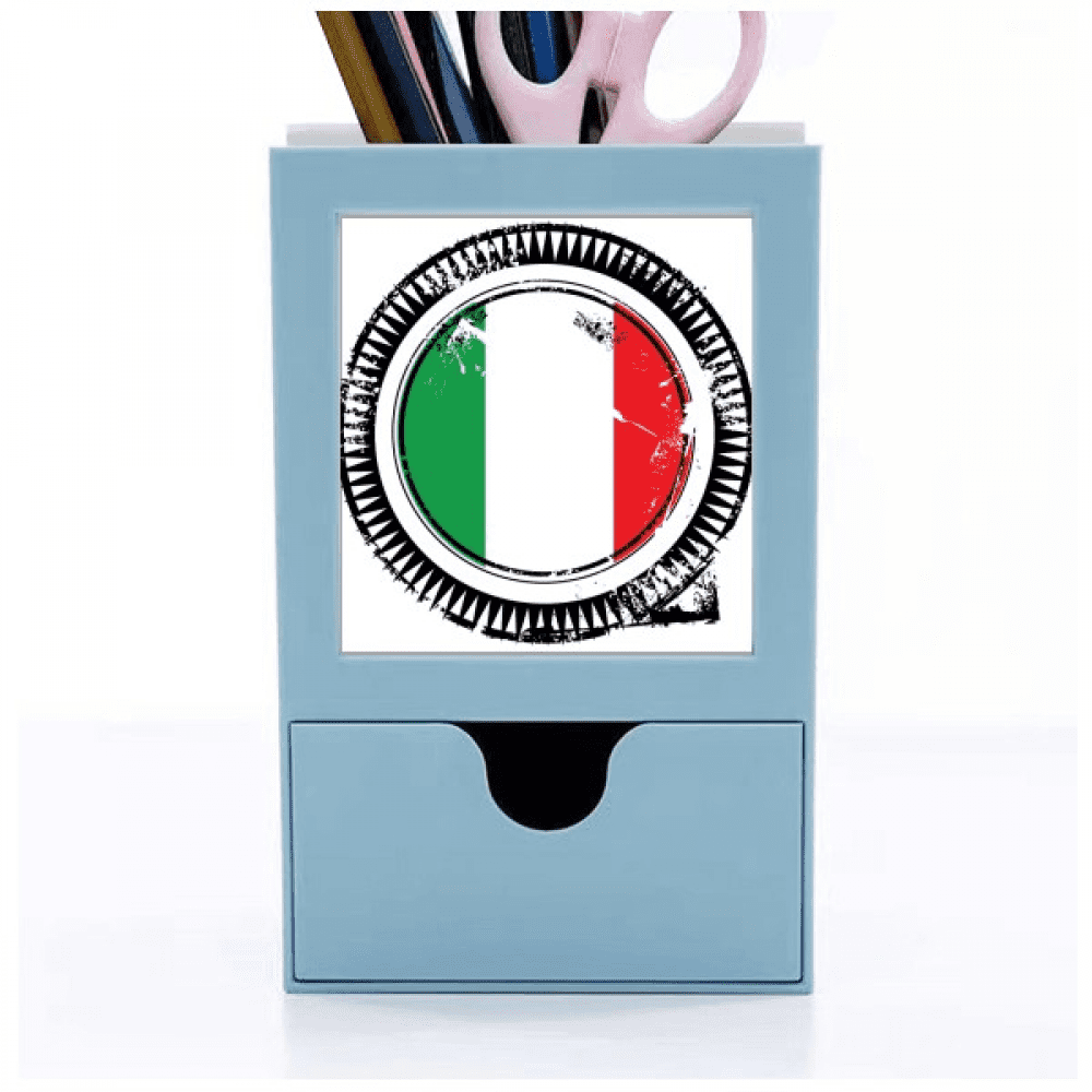 italy national flag eu country mark Desk Supplies Organizer Pen Holder ...