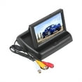 Car Monitor 4.3 inch Tft LCD Screen Folding Night Vision for Rear View ...
