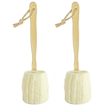 Long Handle Exfoliating Loofah, Shower Sponge, Body Scrubber, Shower ...