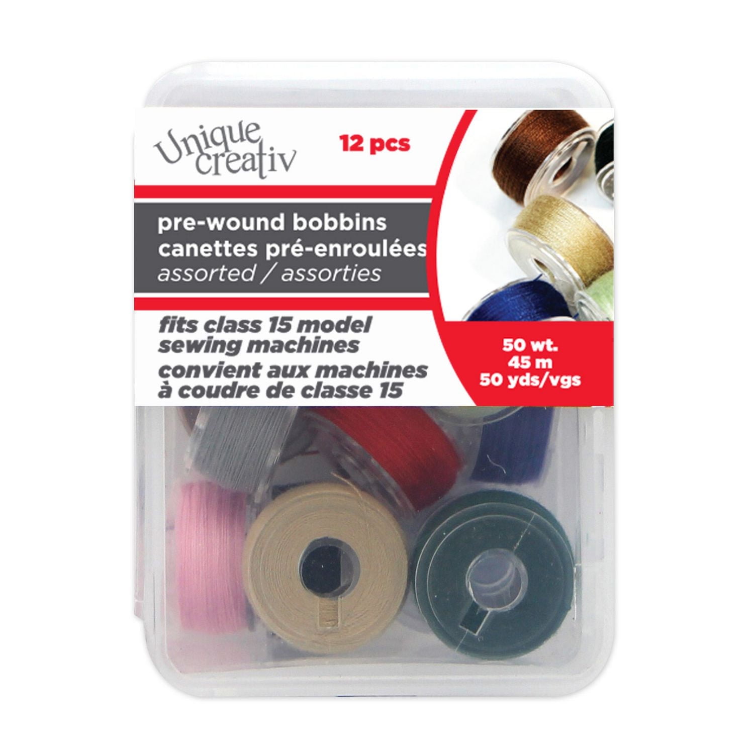 Click here for Unique Creativ Pre-Wound Reusable Bobbins In Assor... prices