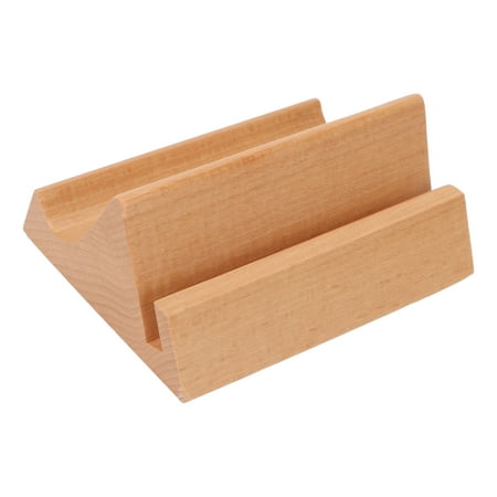 Wooden Business Card Stand, Stable Rounded Edges Versatile Business ...