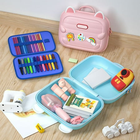 Kids Painting Storage Bag Cartoon Kindergarten Drawing Organizer ...