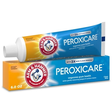 ARM & HAMMER Peroxicare Clean Mint - Fluoride Toothpaste for Cavity ...