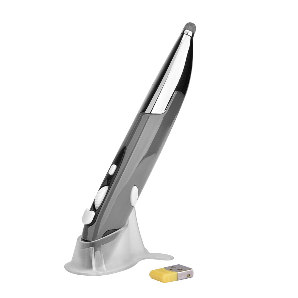 Pluma mouse inalámbrica 2.4G con 3 niveles DPI ajustable (800/1200/1600 ...
