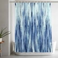 Blue Navy Nostalgia Pencil Touches Shower Curtains for Bathroom ...