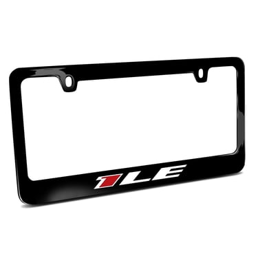 Camaro 6th Generation Carbon Fiber License Plate Frame SS Logo ...