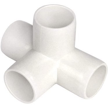 4 way L/T 2" - Utility Grade 4 Way PVC Fitting - Walmart.com