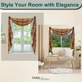 Park Designs Red Saffron Lined Fishtail Swag 145"L - Walmart.com