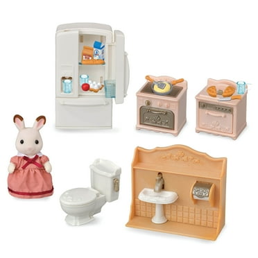 Calico Critters Sweet Raspberry Home, Dollhouse Playset with Figure and ...
