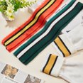3Pcs 3 Colors 95% Cotton 5% Elastic Fiber Ribbing Fabric for Cuffs ...