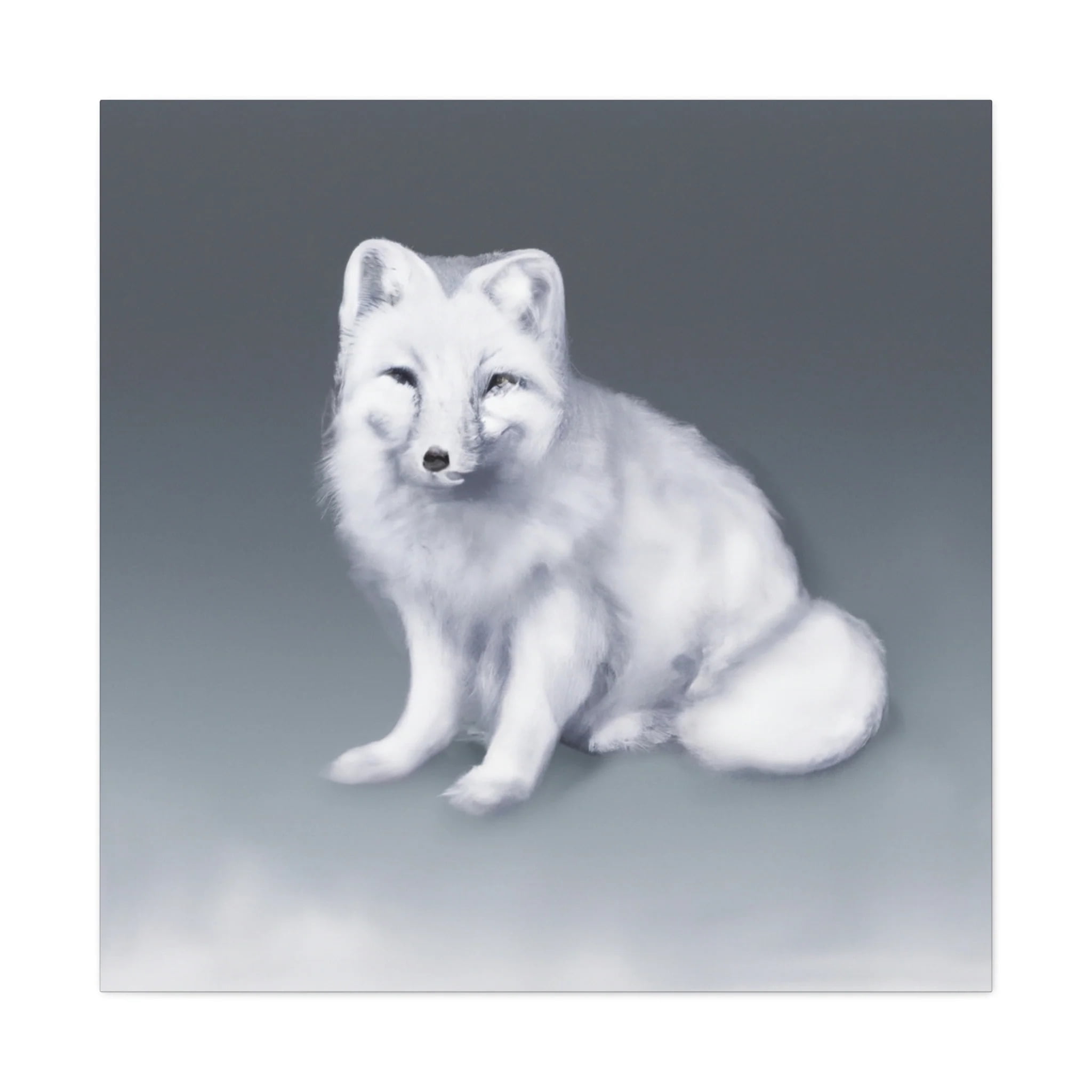 Arctic Fox Neoclassicism - Canvas - Walmart.com