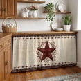 Cabinet Curtain 32''W x 55''L, Texas Star Vintage Under Sink Curtain ...