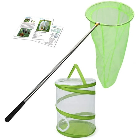 Butterfly Net Kit Kids Bug Catcher Kit for Outdoor Explorer, Butterfly ...